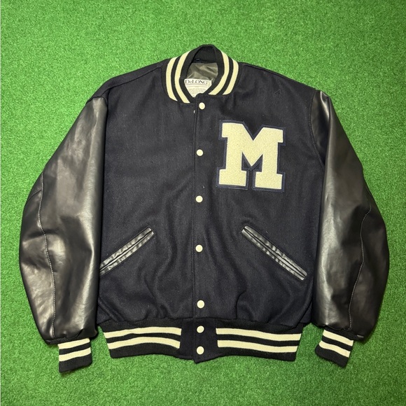 NCAA | Jackets & Coats | Vintage 8s 90s College Varsity Letterman ...